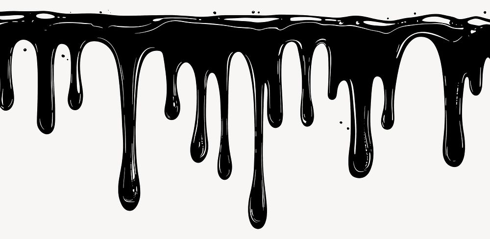 Dripping liquid border silhouette dripping | Free Vector - rawpixel