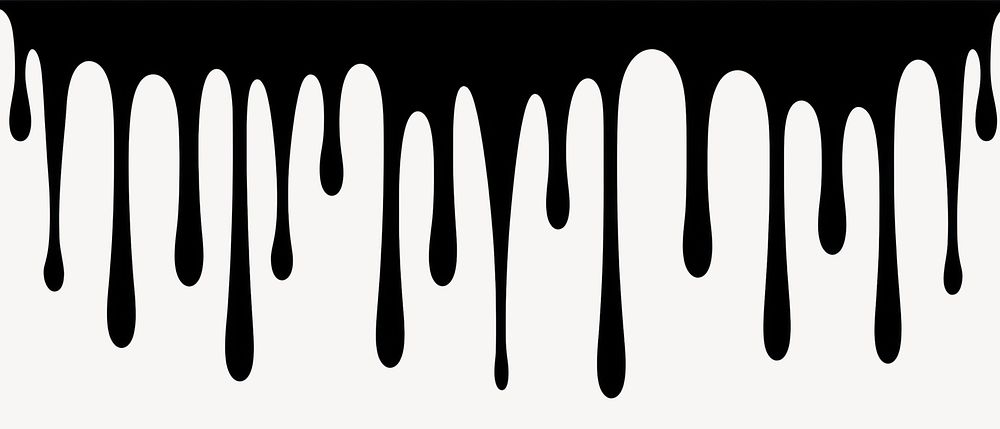 Dripping liquid border silhouette dripping | Free Vector - rawpixel