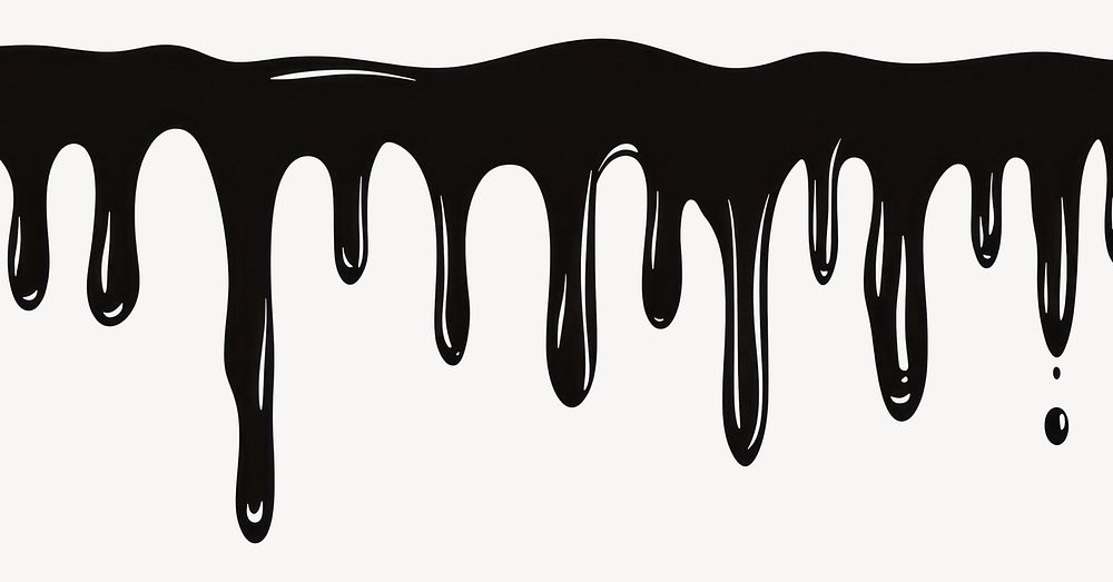 Dripping liquid border silhouette dripping | Free Vector - rawpixel