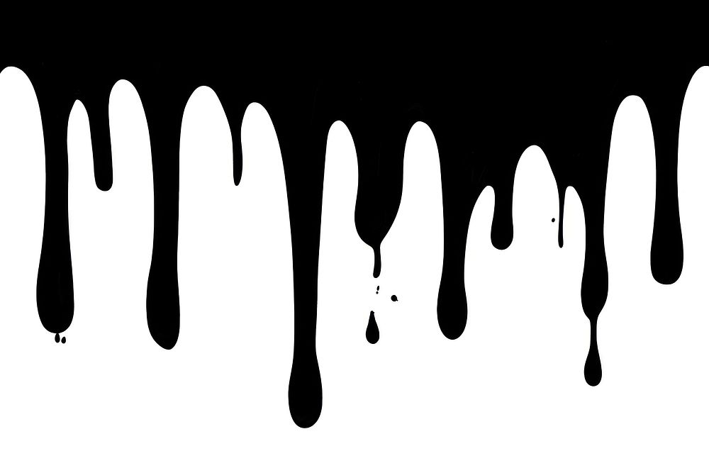 Dripping liquid border silhouette dripping | Free Photo Illustration ...