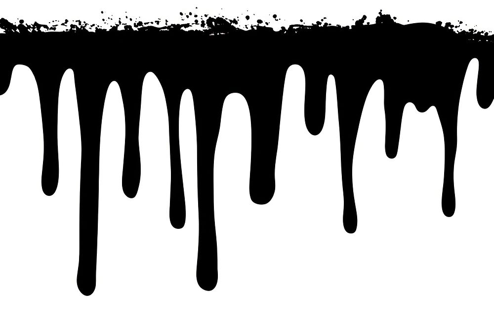 Dripping liquid border silhouette dripping | Free Photo Illustration ...