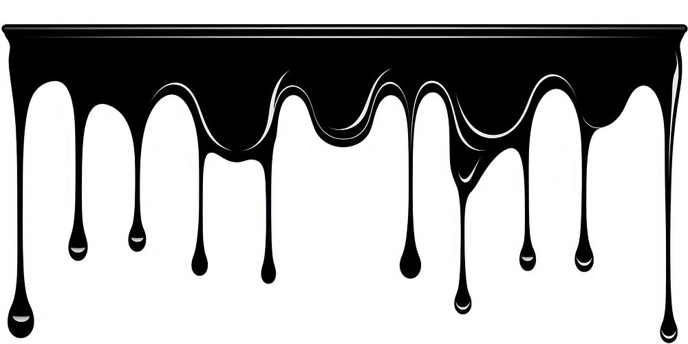 Dripping liquid border silhouette illustration | Free Photo ...