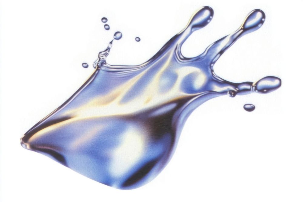 3d water splash shape illustration | Free Photo Illustration - rawpixel