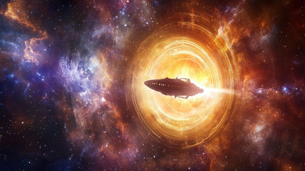 Space ship universe galaxy transportation. | Free Photo - rawpixel