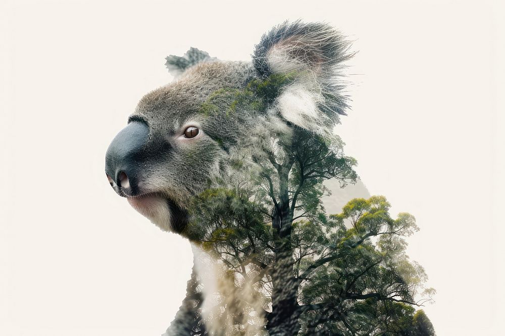 Koala trees photography wildlife exposure. | Free Photo - rawpixel