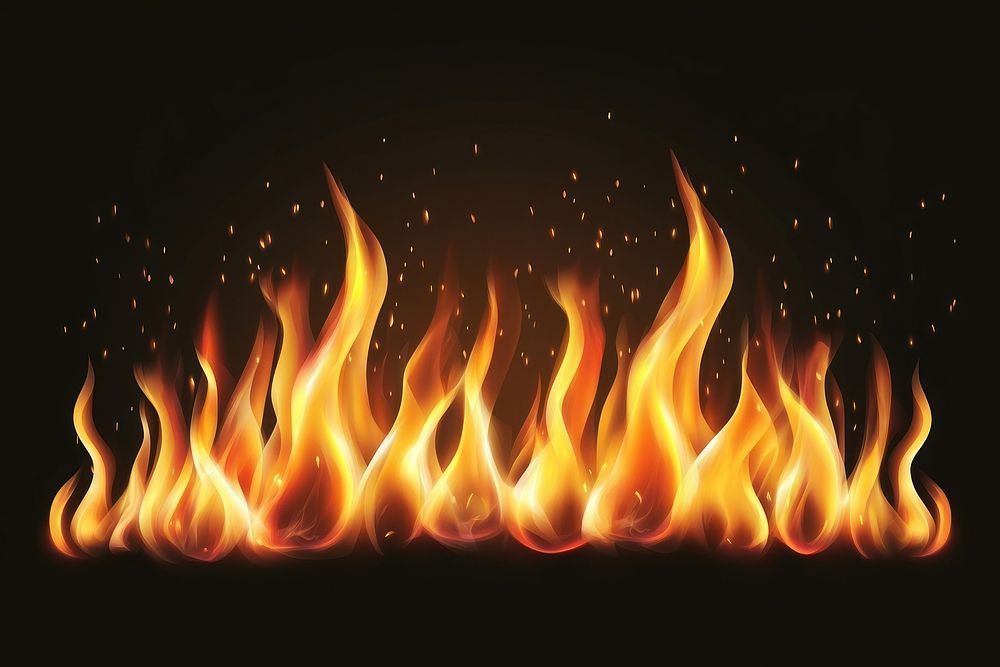 Flame Effect flames fire illustration. | Free Photo Illustration - rawpixel