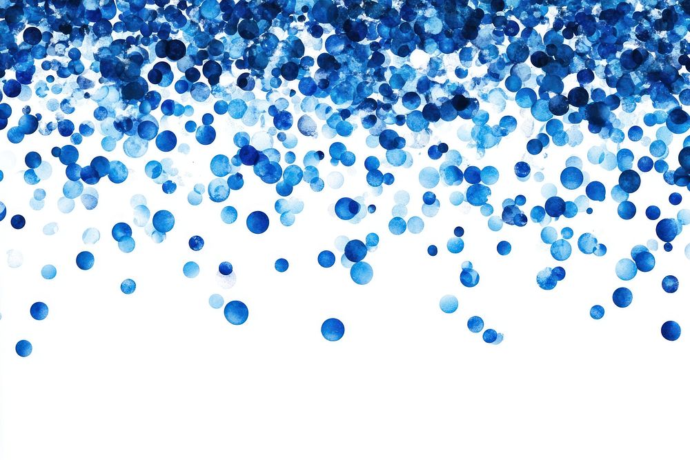 Blue confetti falling background blue | Free Photo Illustration - rawpixel