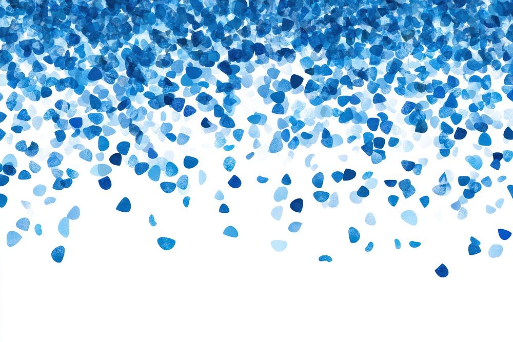 Blue confetti falling background blue | Free Photo Illustration - rawpixel