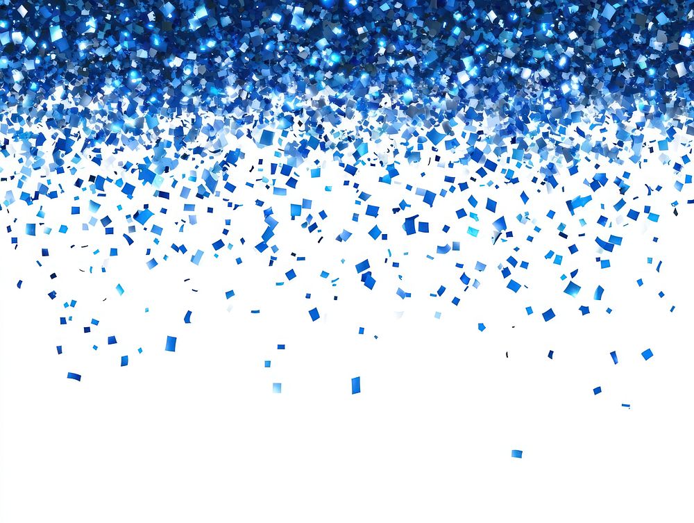 Blue confetti falling background blue | Free Photo Illustration - rawpixel