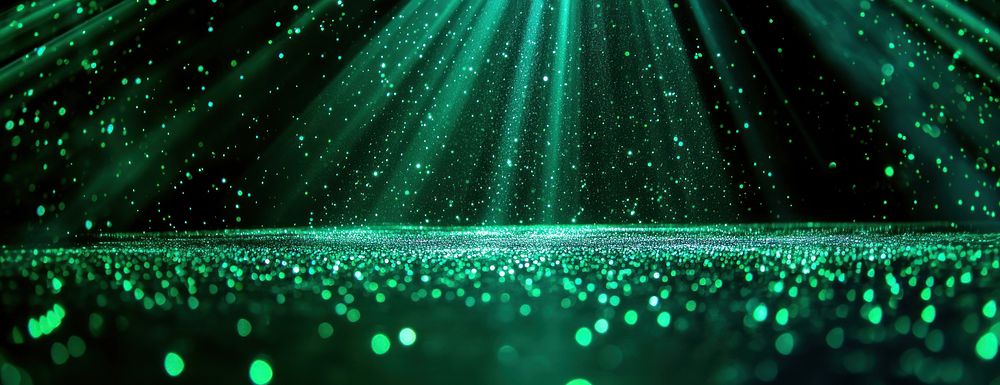 Emerald green light rays shining | Free Photo - rawpixel