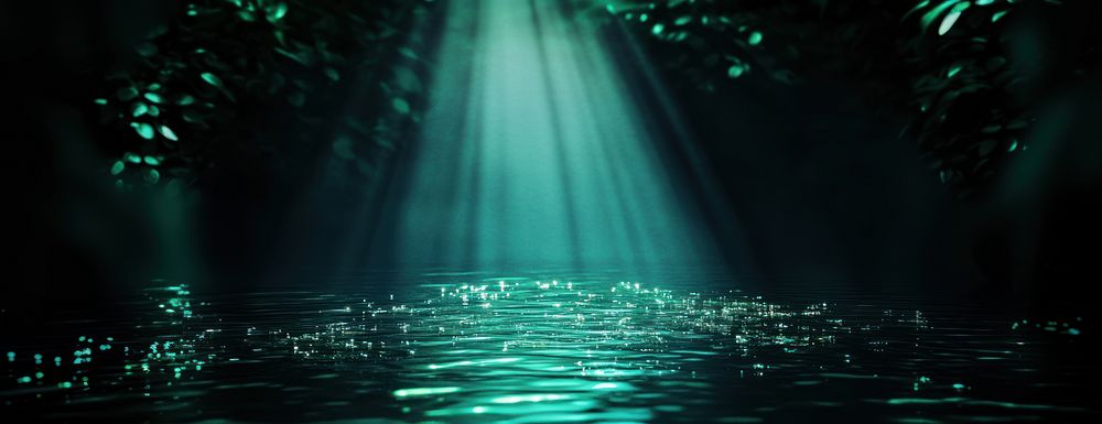 Emerald green light rays shining | Free Photo - rawpixel