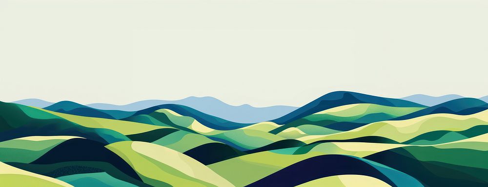Nature green landscape scenery vector | Free Vector - rawpixel