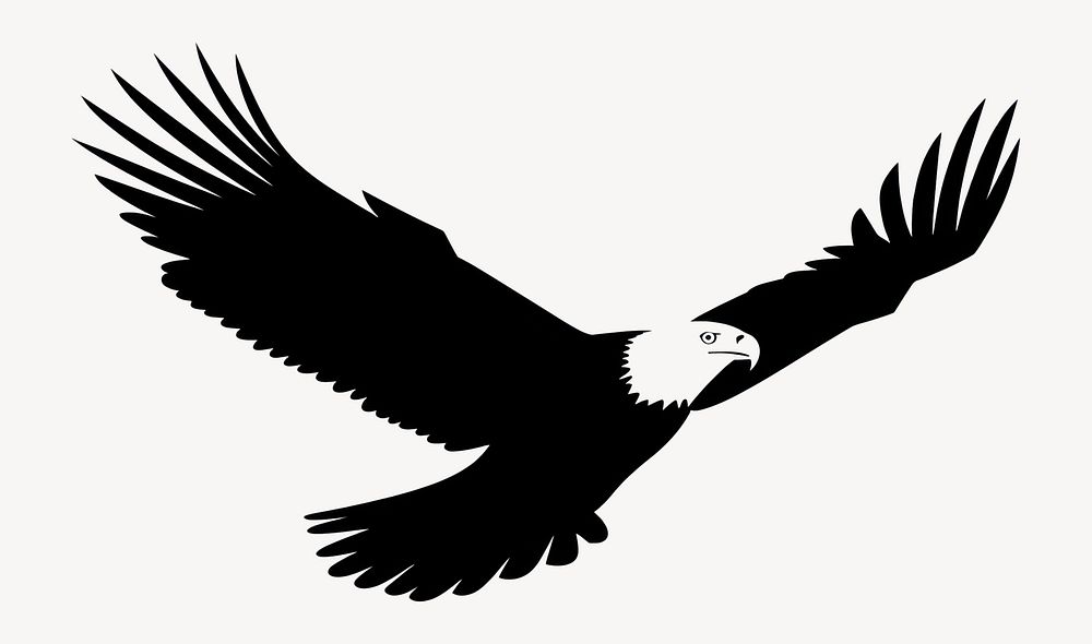 Eagle flying silhouette eagle illustration | Free Vector - rawpixel