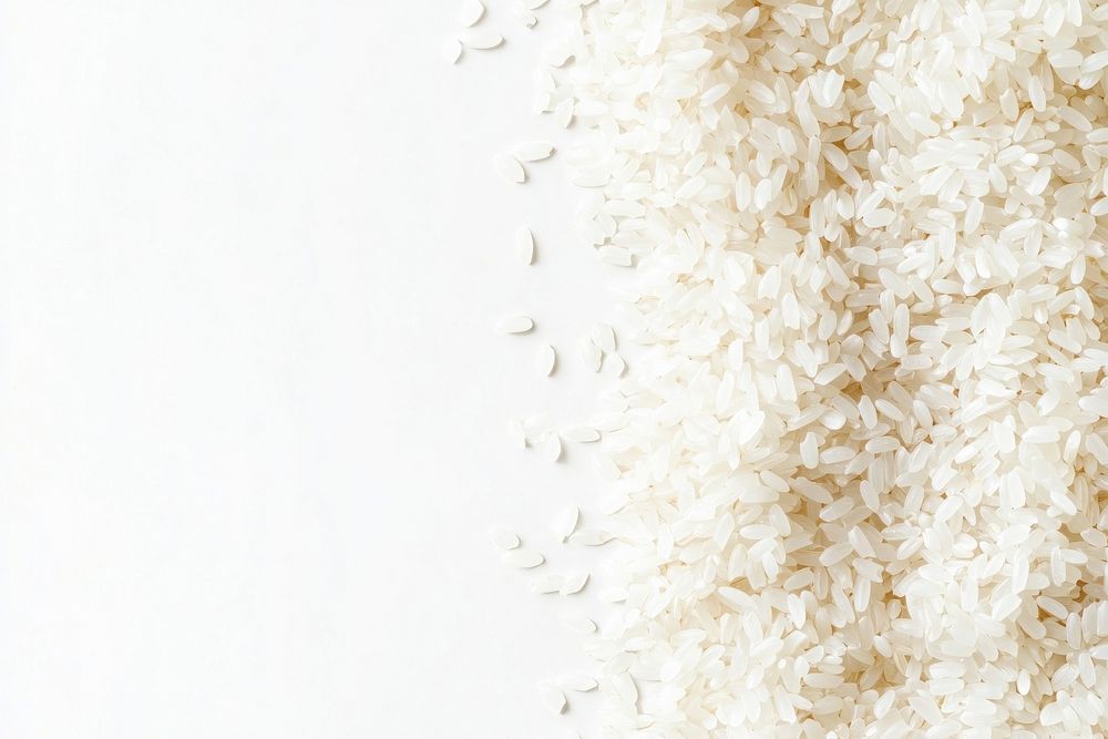 White rice border ingredient grain | Free Photo - rawpixel