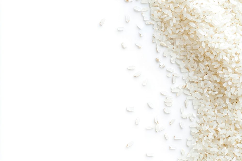 White rice border background ingredient | Free Photo - rawpixel