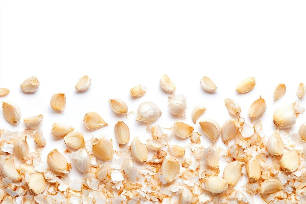 Garlic border background ingredient white. | Free Photo - rawpixel