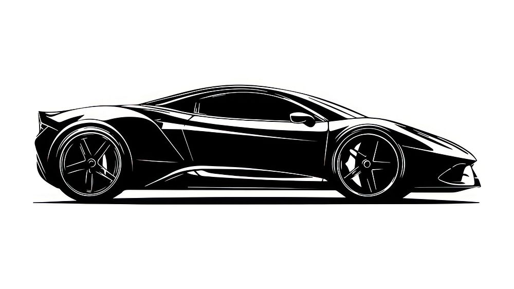 Sport car art illustration vehicle. | Free Photo Illustration - rawpixel
