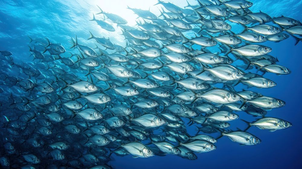 Herring fish school water underwater | Free Photo - rawpixel