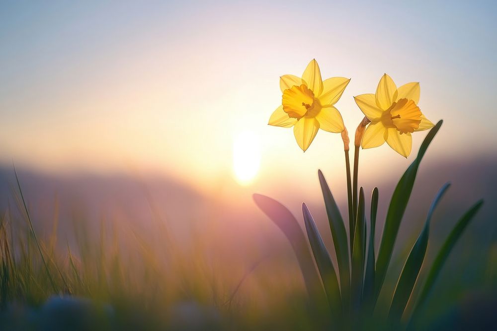 Close yellow Daffodils daffodils background | Free Photo - rawpixel