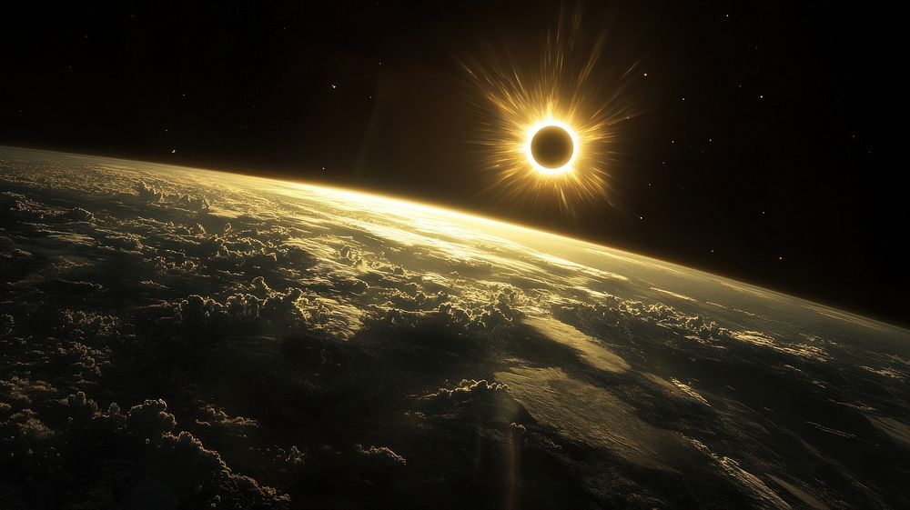 Solar eclipse astronomy universe space. | Free Photo - rawpixel