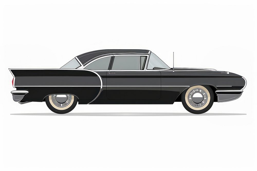 black car illustration automobile vehicle. | Free Photo Illustration ...
