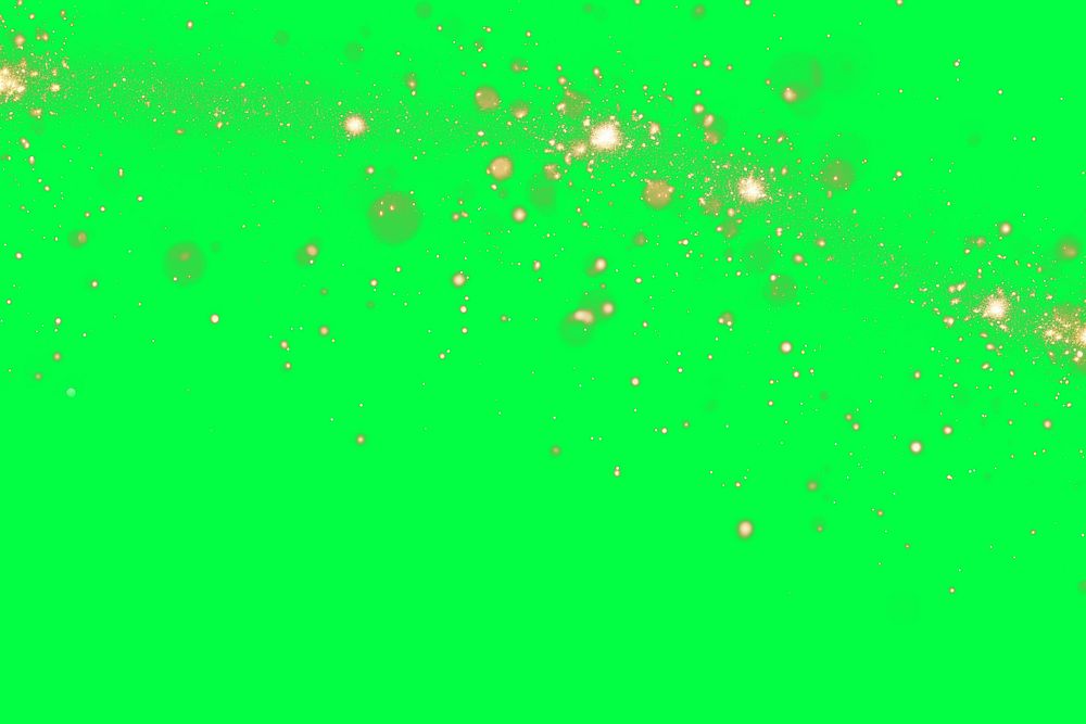 Sparkling golden particles green screen | Free Photo Illustration ...