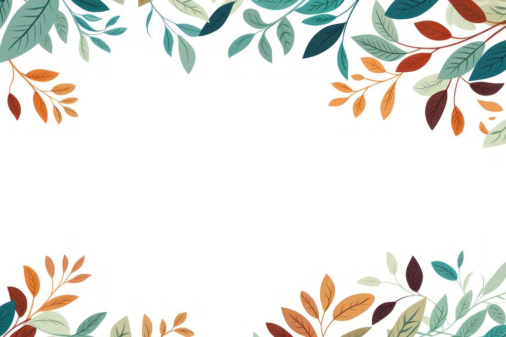 Leaf Border Clipart leaves leaf | Free Photo Illustration - rawpixel