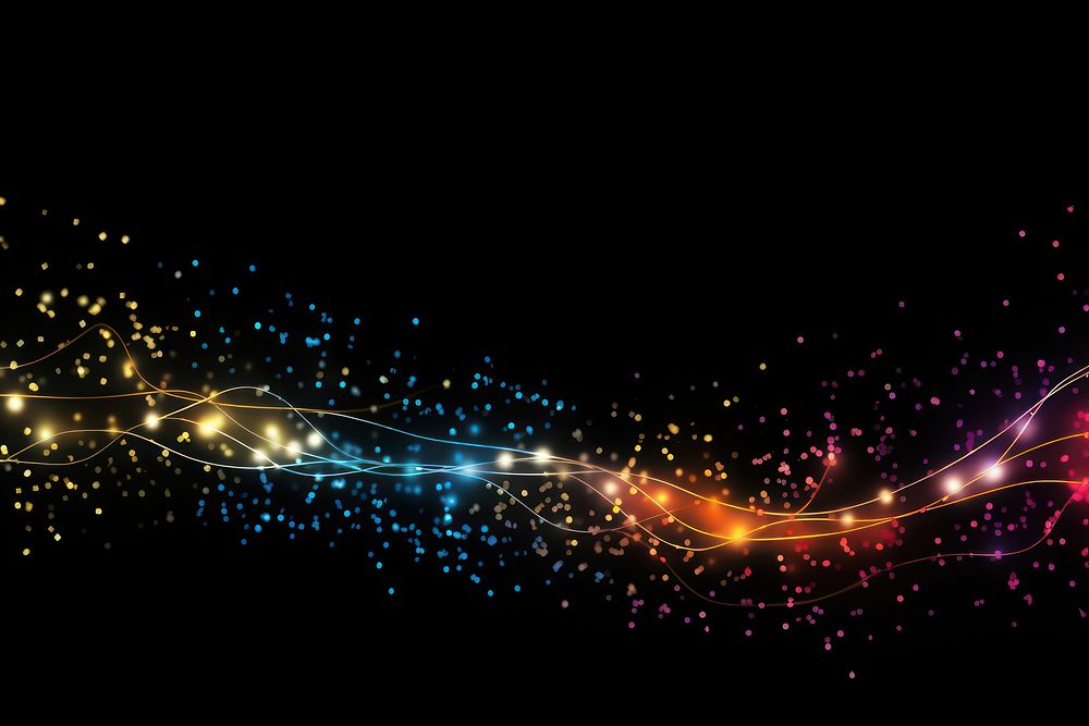 Colorful particle border effect background | Free Photo Illustration ...