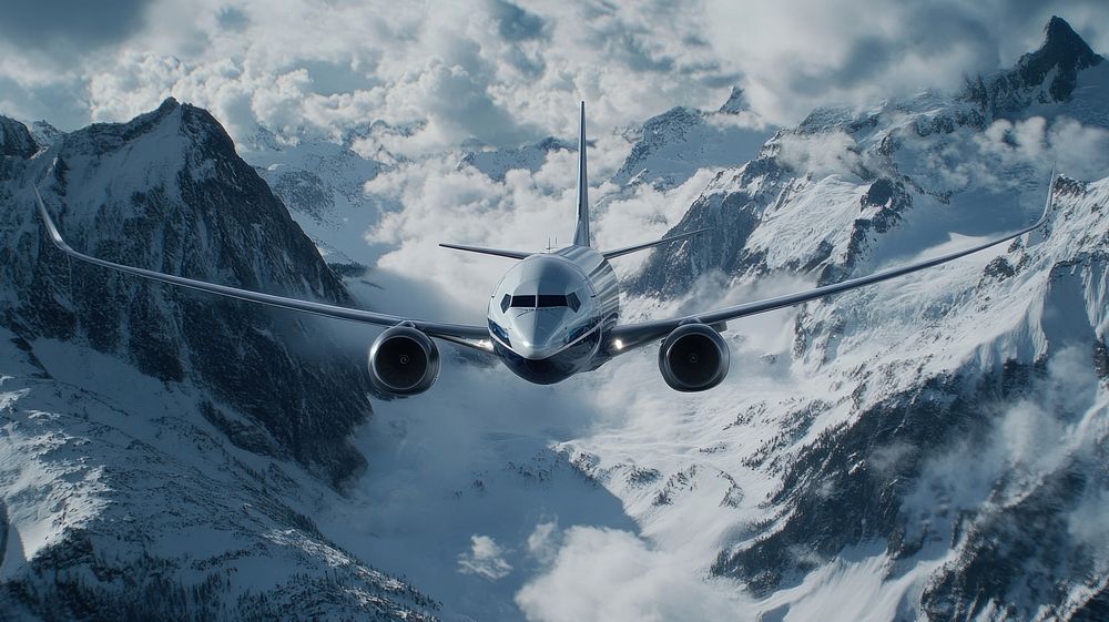 Boeing airplane flying flight sky | Free Photo - rawpixel