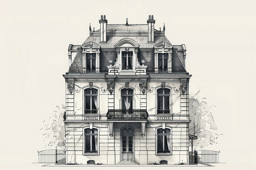 Old Architecture drawing illustration architecture. | Free Photo ...