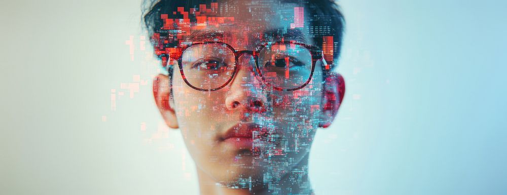 Data technology portrait data art | Free Photo Illustration - rawpixel