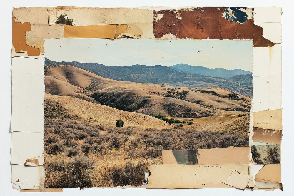 Landscapes border collage scenery vintage. | Free Photo - rawpixel