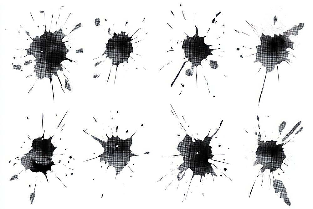 Bullet holes abstract stains design. | Free Photo Illustration - rawpixel