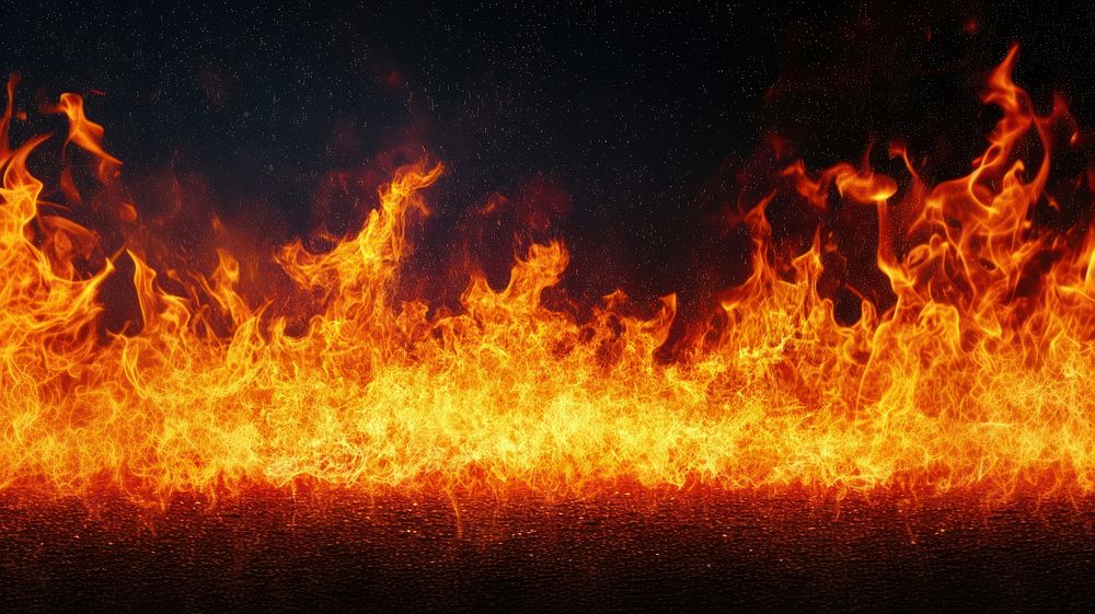 Big fire element background flames | Free Photo - rawpixel