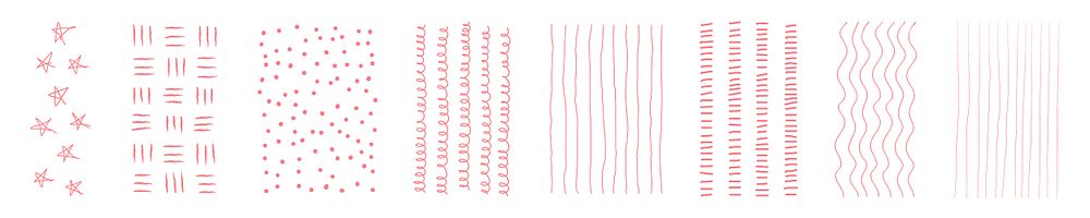 Set red line patterns white. | Free Vector - rawpixel
