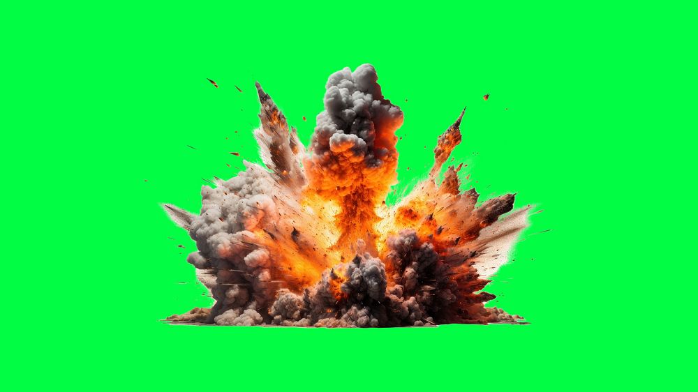 Explosion fire bonfire green screen | Free Photo - rawpixel