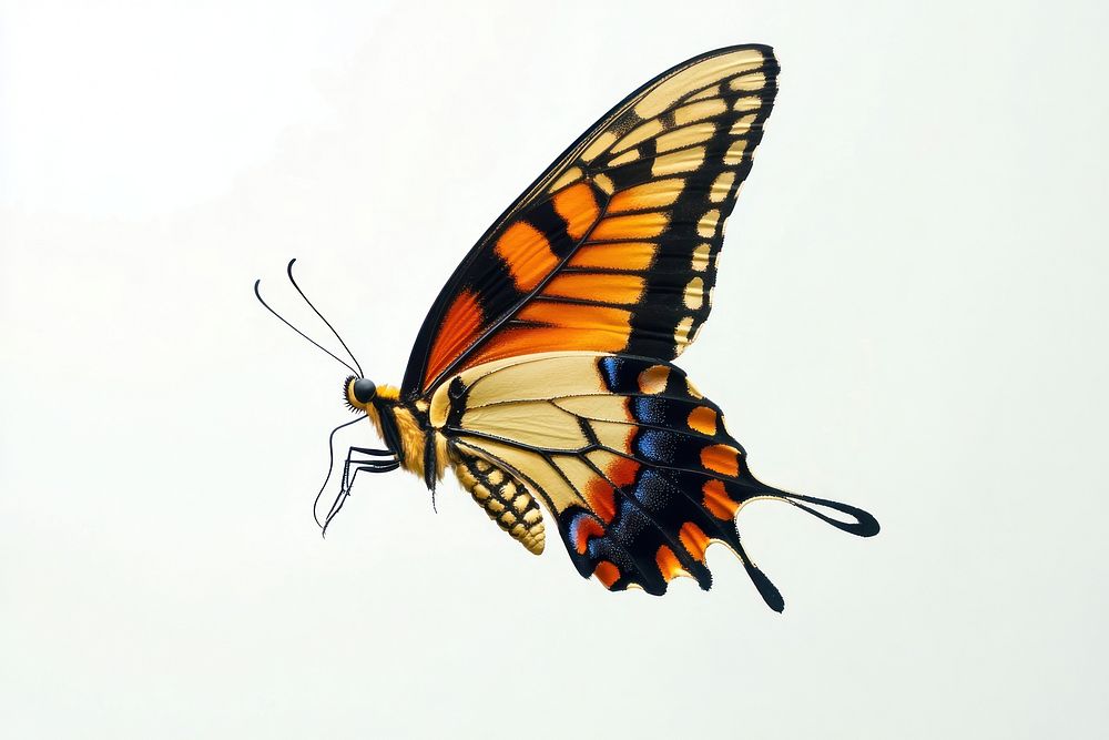 Swallowtail butterfly flying patterns vibrant | Free Photo - rawpixel