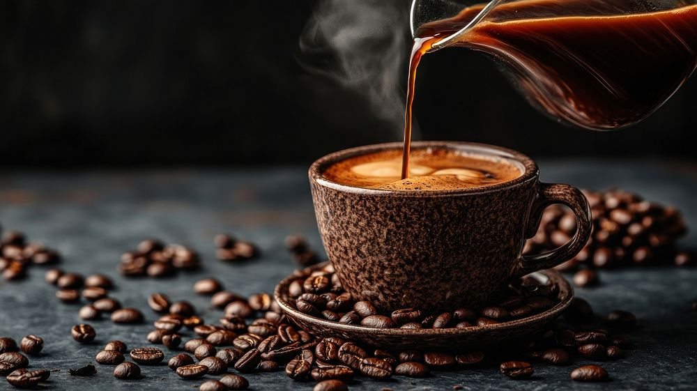 coffee cup steaming hot coffee | Free Photo - rawpixel
