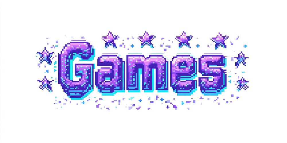 Purple pixel stars logo. | Free Photo Illustration - rawpixel