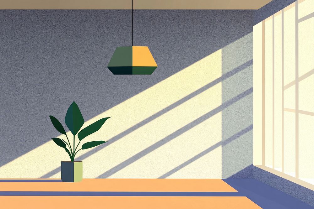 Random backdrop plant lamp architecture. | Free Photo Illustration ...