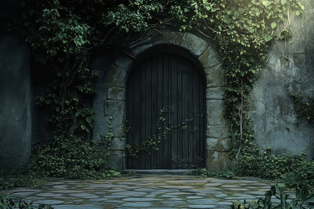 Random backdrop vines architecture mysterious. | Free Photo - rawpixel