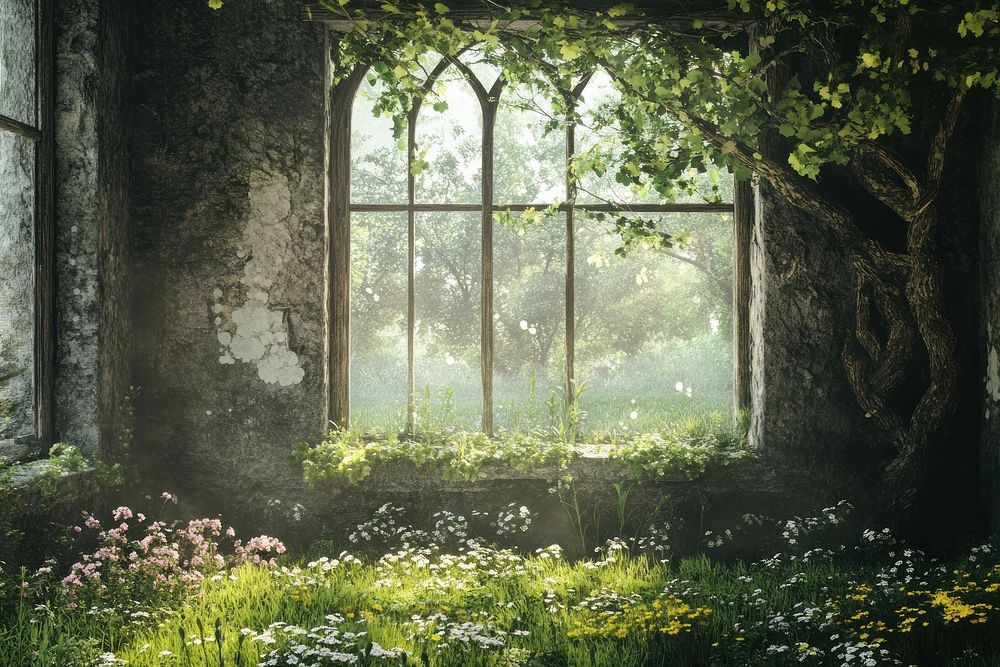 Random backdrop wildflowers vegetation atmosphere. | Free Photo - rawpixel