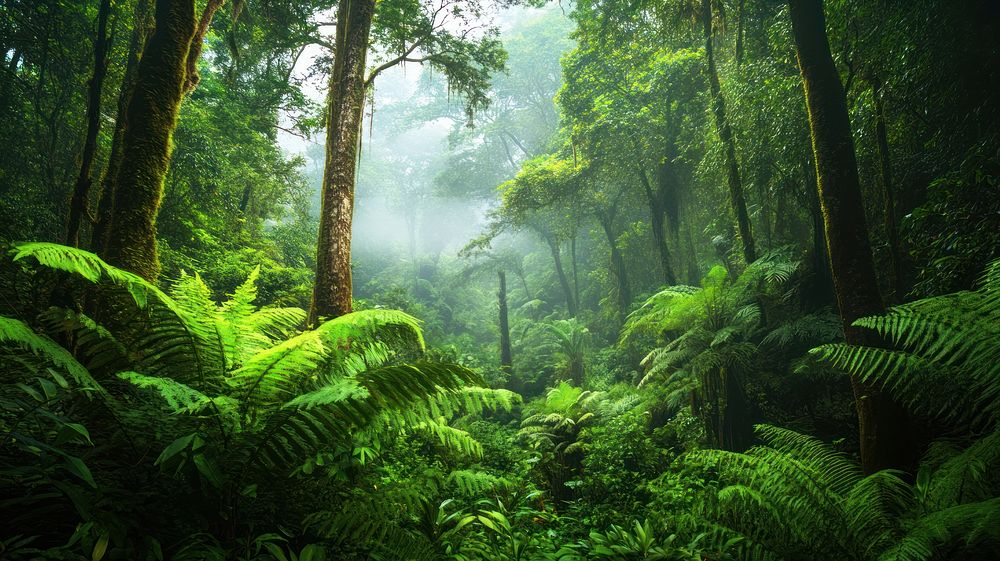 Rainforest jungle trees vegetation. | Free Photo - rawpixel