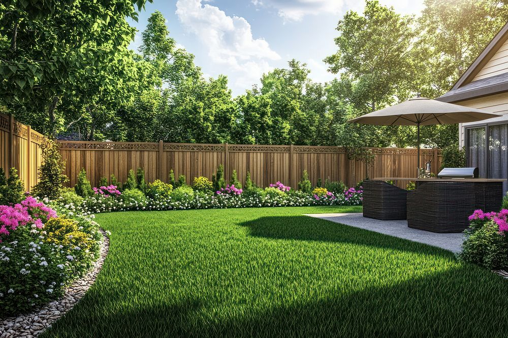 Beautiful backyard landscape beautiful outdoors. | Free Photo - rawpixel