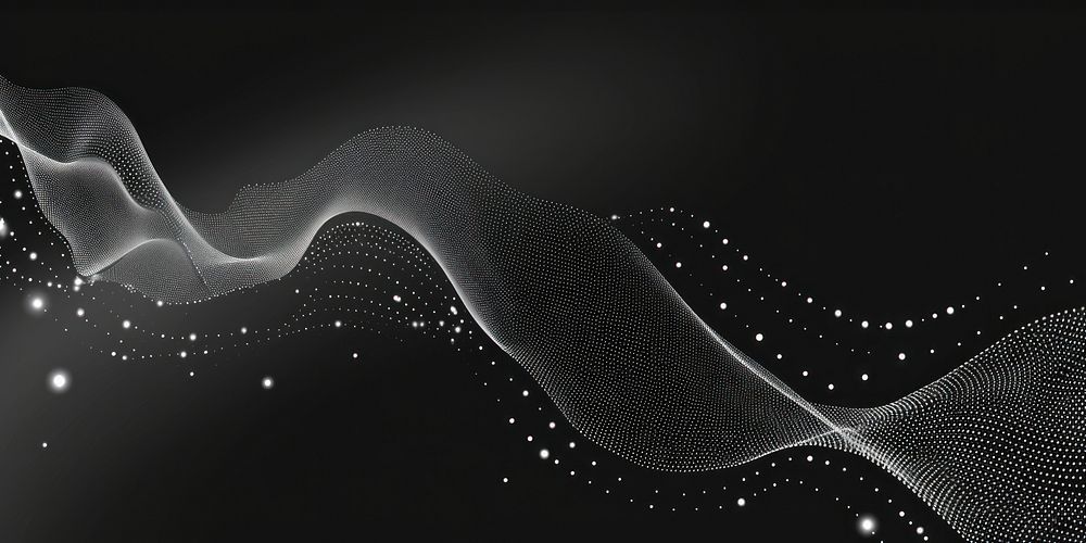 Black background pattern futuristic particles. | Free Photo ...