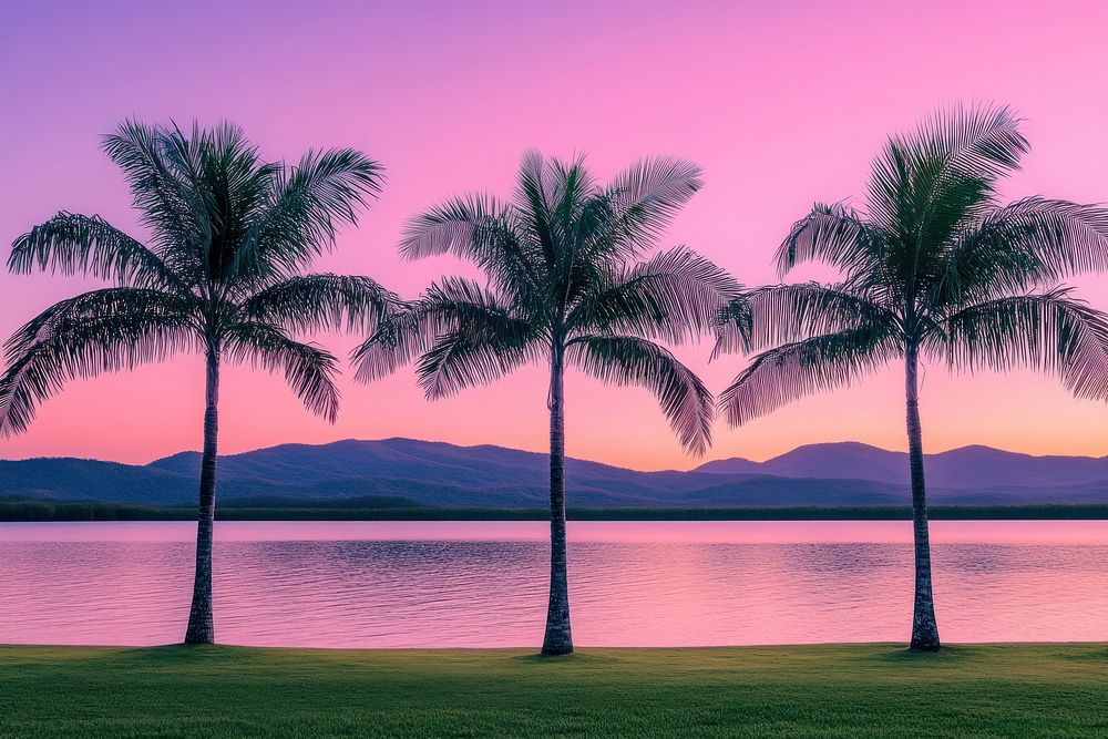 Coconut palm trees edge translucent | Free Photo - rawpixel
