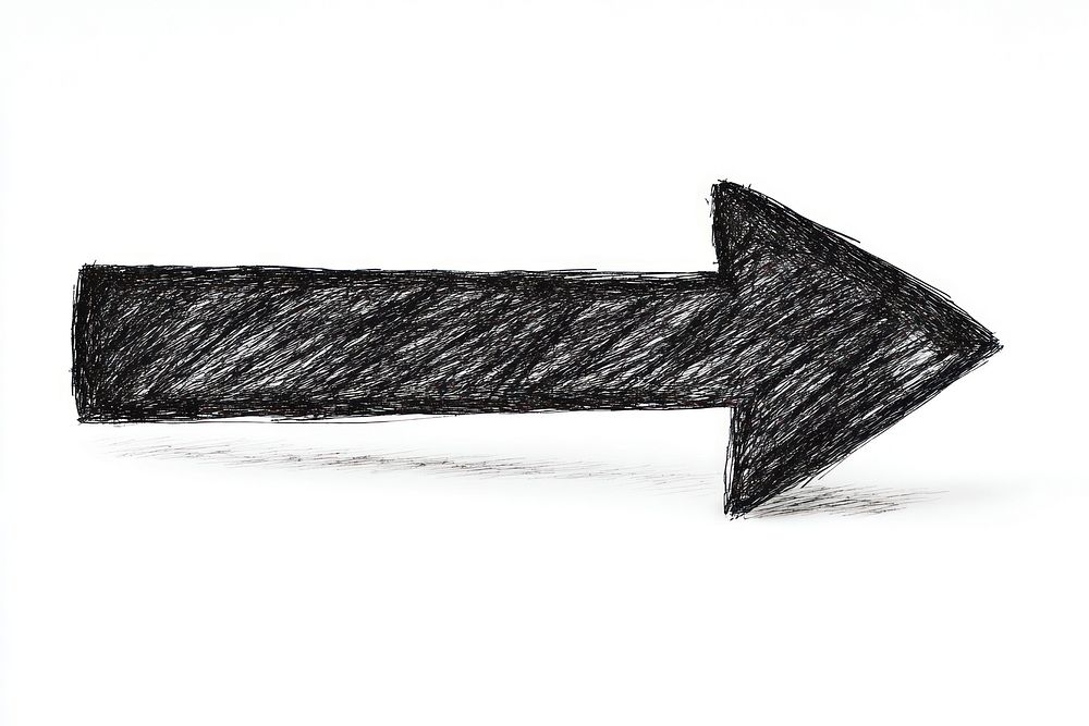 Black arrow sign illustration hand-drawn | Free Photo Illustration ...