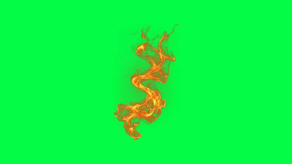 Fire abstract flame, green screen | Free Photo - rawpixel