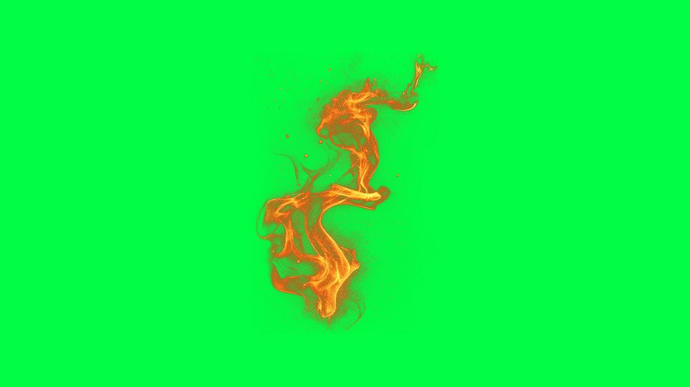 Fire abstract flame, green screen | Free Photo - rawpixel