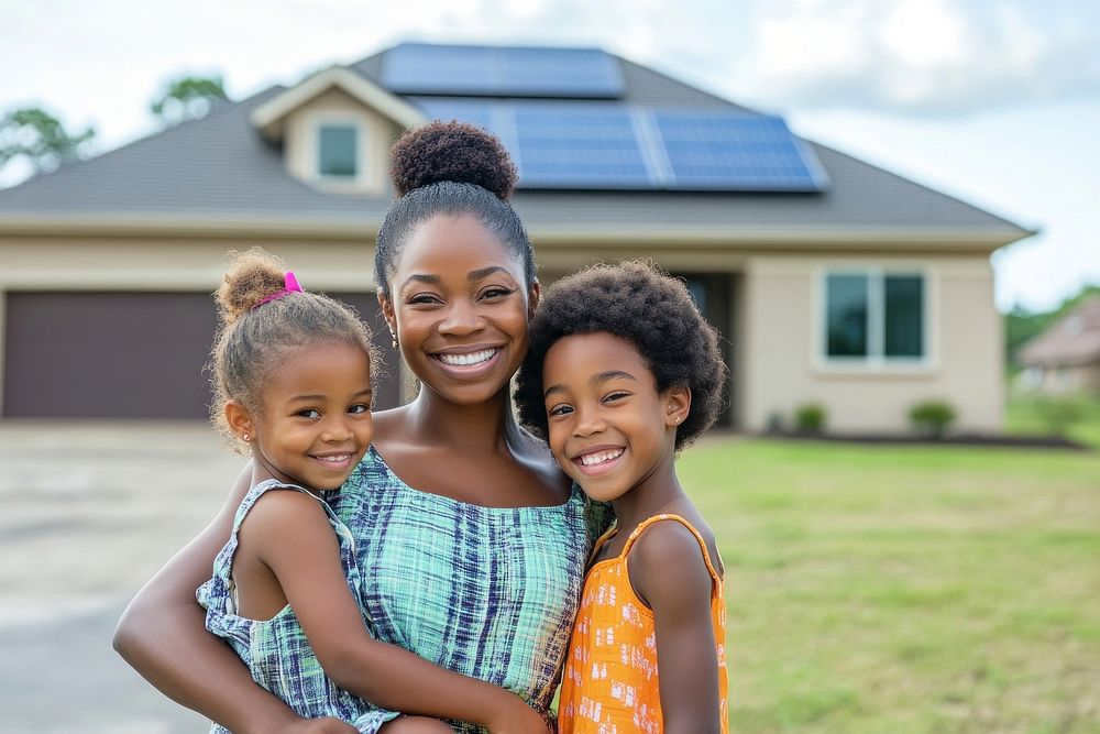 Large house solar panels portrait | Free Photo - rawpixel